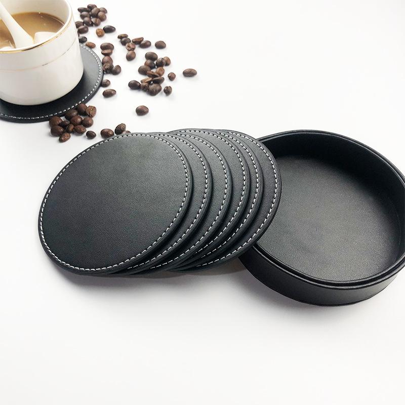 Coaster Kulit, Bulat, Kulit Tulen, dengan Tepi Minyak, Tikar - TikTok ...