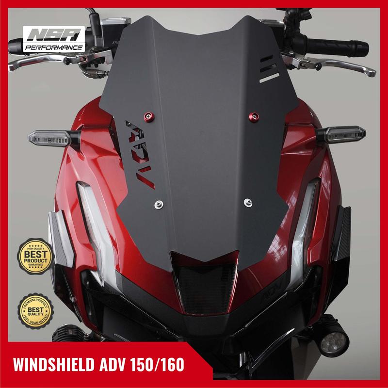NSA VISOR WINSHIELD HONDA ADV 150 ADV 160 ADV 160/150 PNP SMOKE - Shop ...