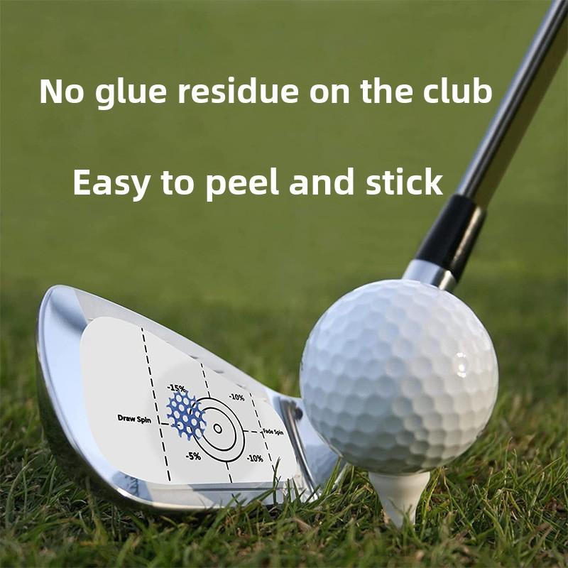 Golf Impact Label Tape 3-in-1 Golf Training Aid Ball Sticker - TikTok ...