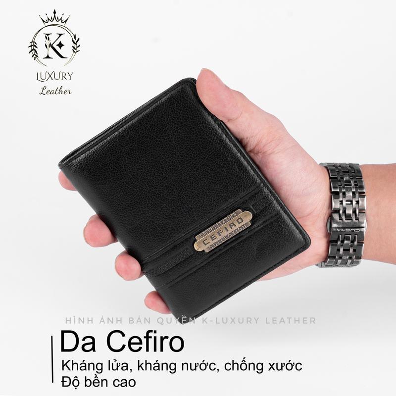 K LUXURY LEATHER- Ví Nam Da Thật Cefiro Cao Cấp Thiết Kế Dán - TikTok ...