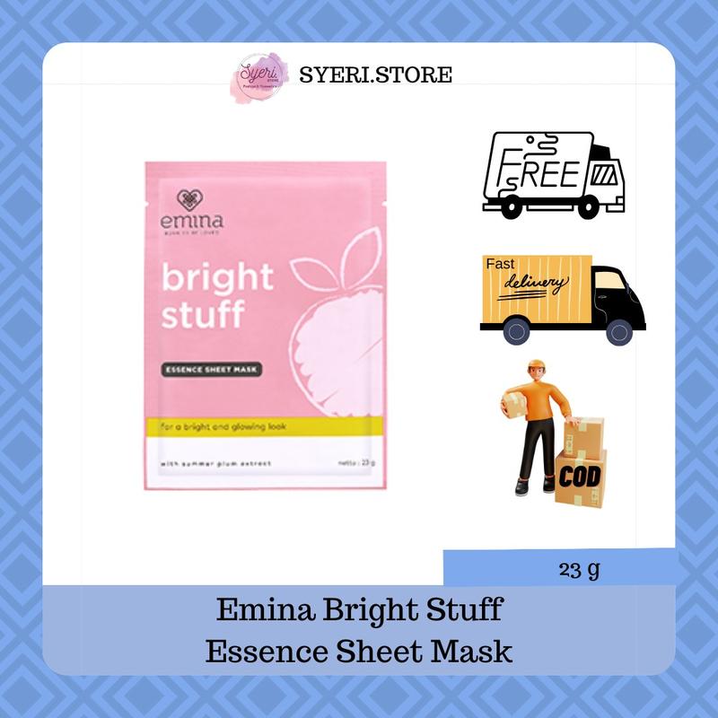 Emina Bright Stuff Essence Sheet Mask 23 g - Shop | Tokopedia