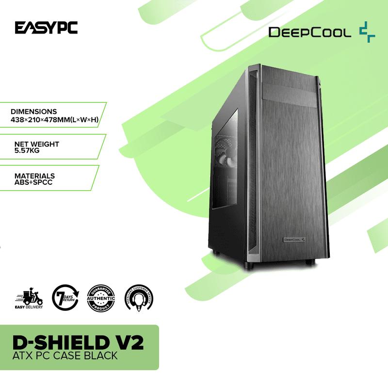 EasyPC| Deepcool D-Shield V2 pc case| ATX| Black - TikTok Shop Philippines