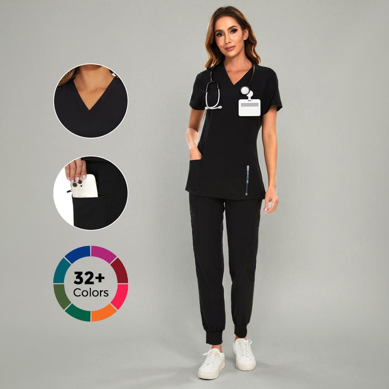 COZYFIT Scrubs Luna Vital Set for Women - Stretch V-Neck Scrub - TikTok ...