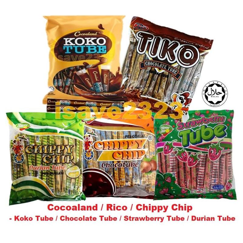 [HALAL] Chocolate Tube / Pes Coklat (80pcs / 300g - 720g) - TikTok Shop ...