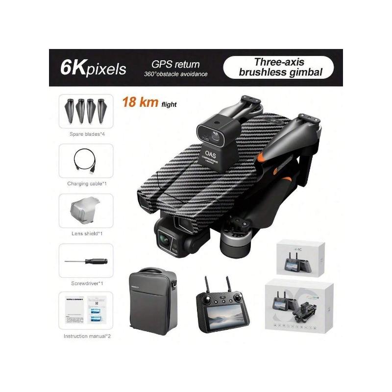 AE86 Pro Max+ Folding GPS Aircraft, Large Touch Screen Remot - TikTok Shop