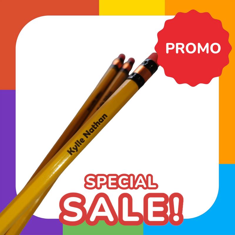 PERSONALIZED PENCEL WITH ENGRAVE - MINIMUM ORDER OF 3 PCS - TikTok Shop ...