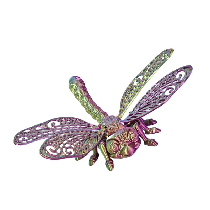 3D printed model, winged bird, flexible dragonfly toy, movable - TikTok ...