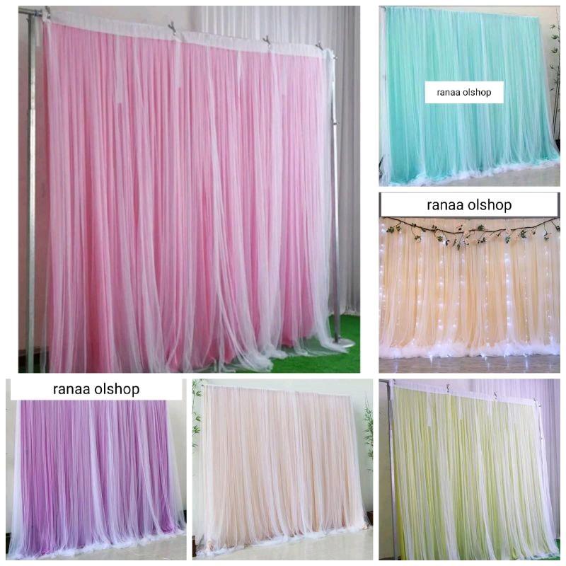 backdrop tinggi 150cm latar belakang dilapisi tile backgroun - Shop ...
