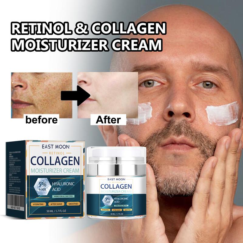 East Moon Men's Collagen Moisturizing Cream Hydrating Facial Care ...