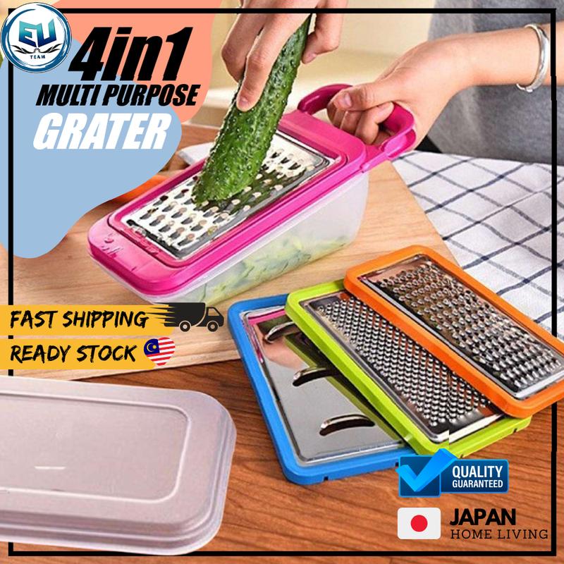 4 IN 1 Multi Purpose Grater Box / Sagat Set / Slicer Vegetable - TikTok ...