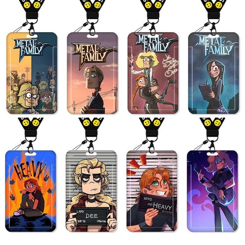 Metal Family Ins Card Set Student Meal Card Bus Card Metro Card ...