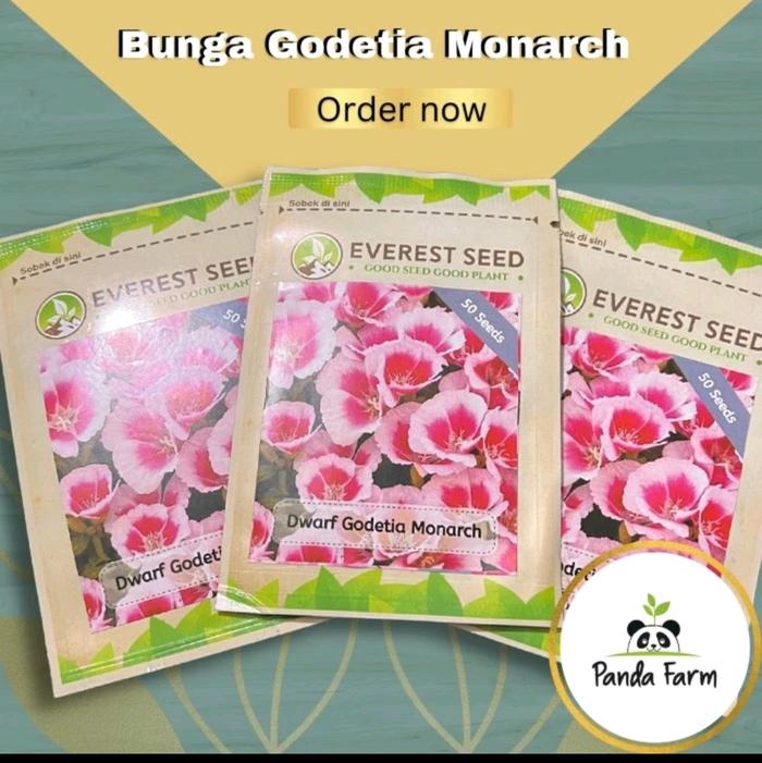Jual Benih Bunga Godetia Monarch Brand Everest Seed From UK - Kota ...