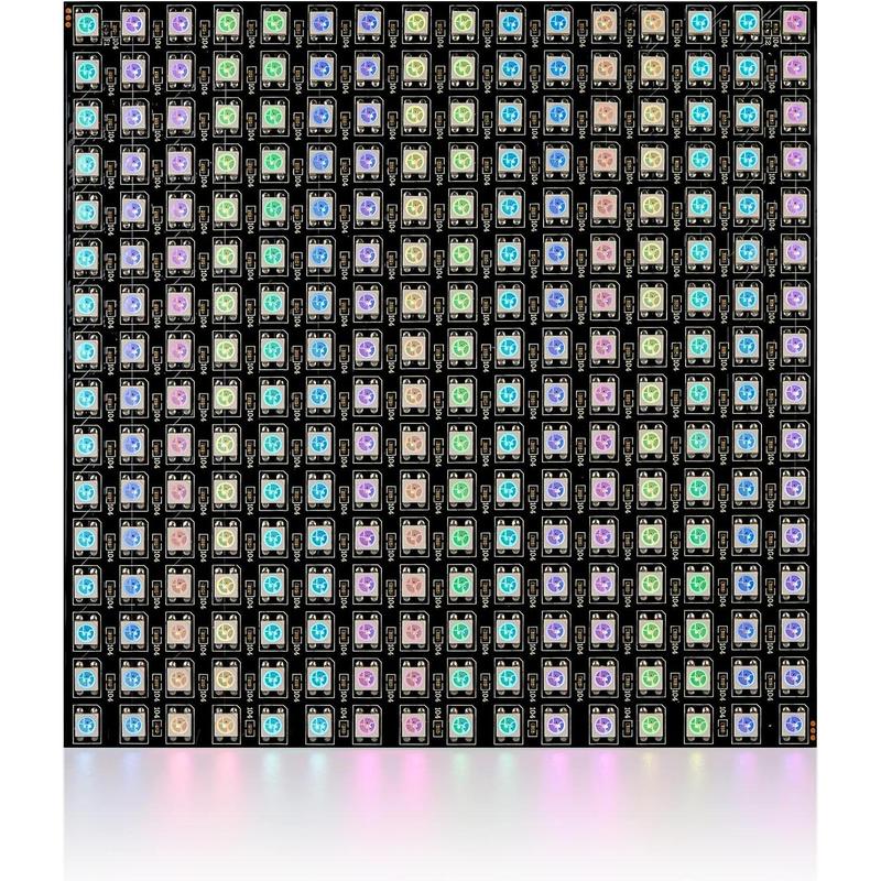 LED Matrix WS2812B Panel RGB 5050SMD16x16 256 Pixels Digital - TikTok Shop