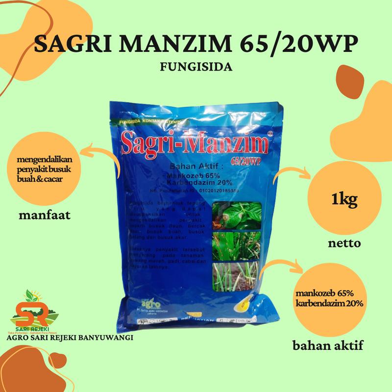 SAGRI MANZIM 65/20WP 1KG FUNGISIDA - Shop | Tokopedia