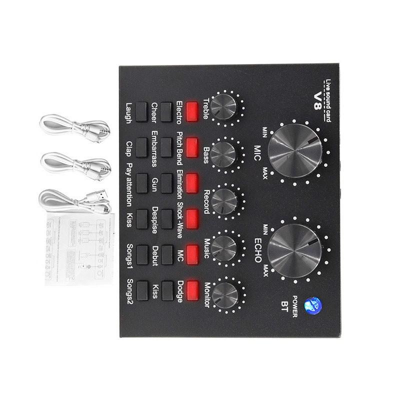 Professional V8 Sound Card Set - Perfect for Computer, Mobil - TikTok ...