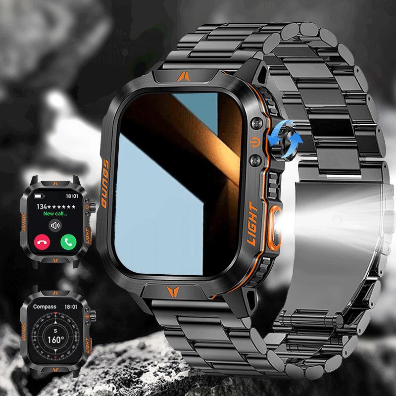 Smart Watch with Flashlight Compass, Smart Watches for iPhone/Android ...