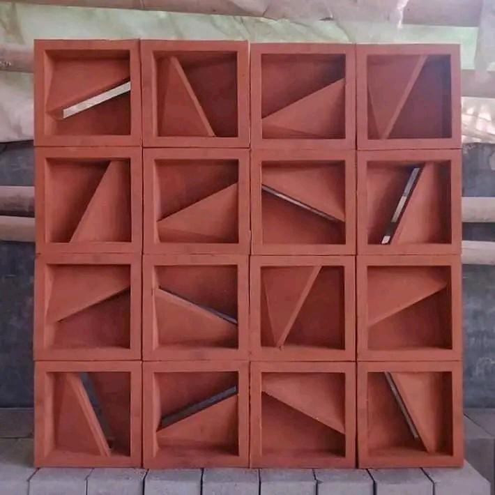 Roster Beton Minimalis MMC (2muka) Abu Merah - Lubang Angin, - Shop ...