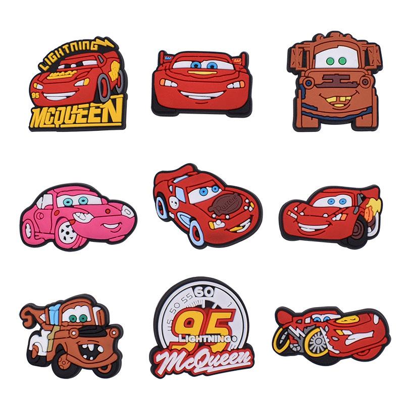 Cartoon Series racing car Jibbitz set Charms Decoration Accessories ...