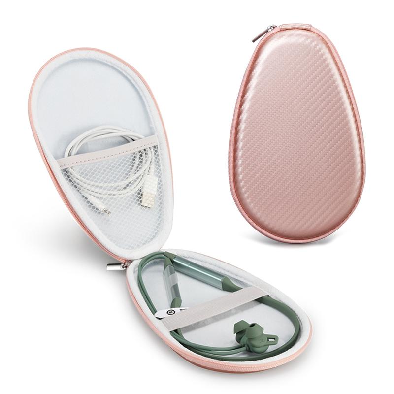 Portable Earphone Accessories Box with Zipper Headset Pouch Shockproof ...