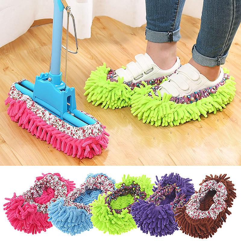Penutup Kasut Selipar Mop, 1PC, Penutup Kasut Lantai Rumah, Bahan ...