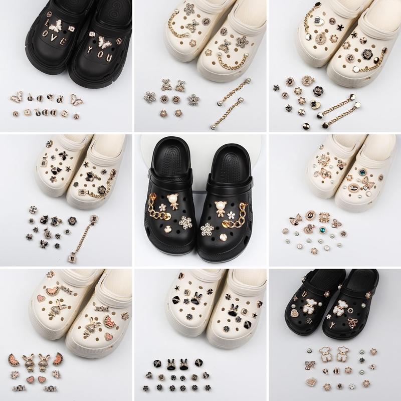 2024 INS TT New Creative Trend DIY Sandal Croc Jibz Charm Button ...