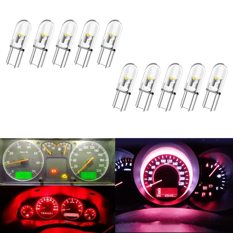 10pcs T5 LED Instrument Panel Lights Low Power Consumption LED - TikTok ...