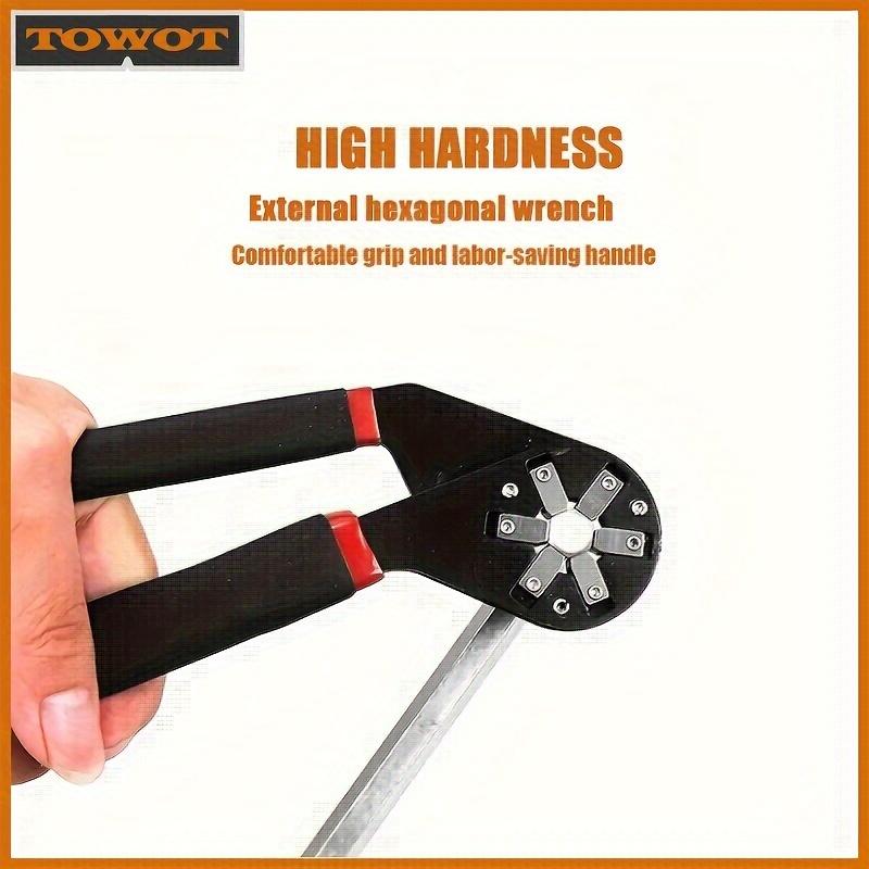 1PCS 6inch / 8inch Multi-Function Hex Wrench, Adjustable Torque Wrench ...