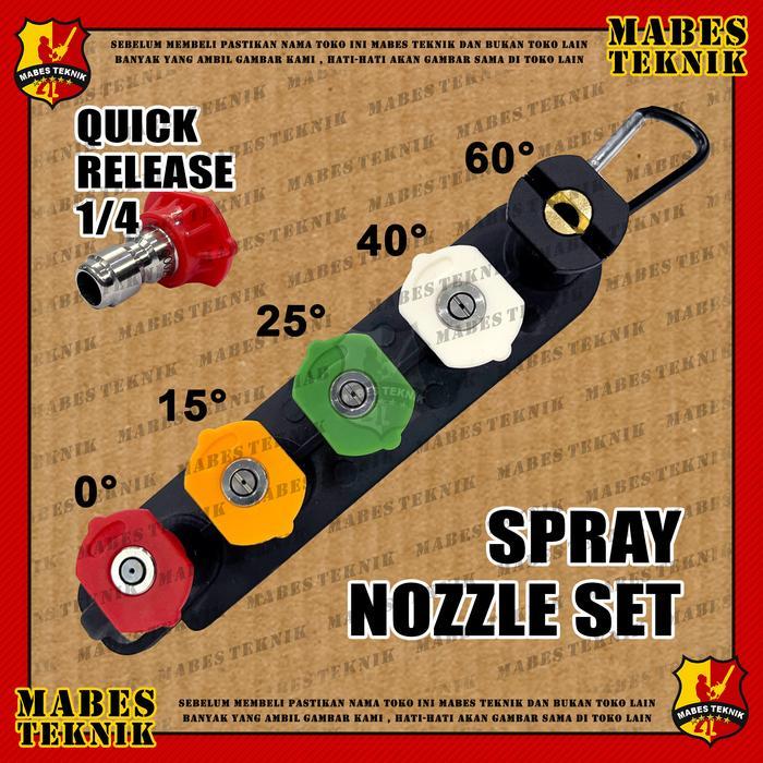 Quick Release Nozzle Tip / Sambungan Nozle Kepala Sprayer Kepala Spuyer ...