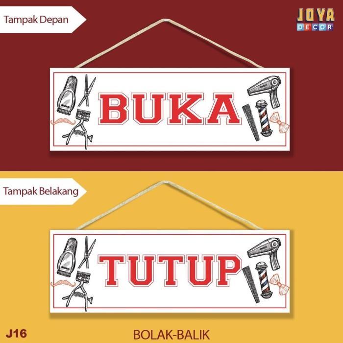 Buka Tutup Sign Board Papan Petunjuk Bolak Balik JJ16 - Shop | Tokopedia