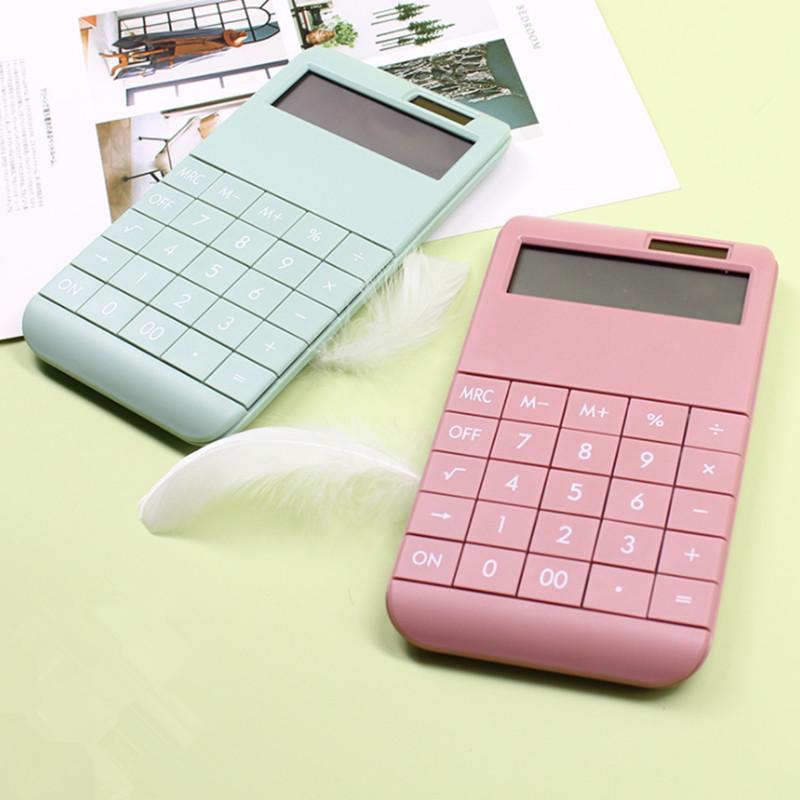 12 Digit Portable Desk Calculator Business Accounting Tool Built-in ...