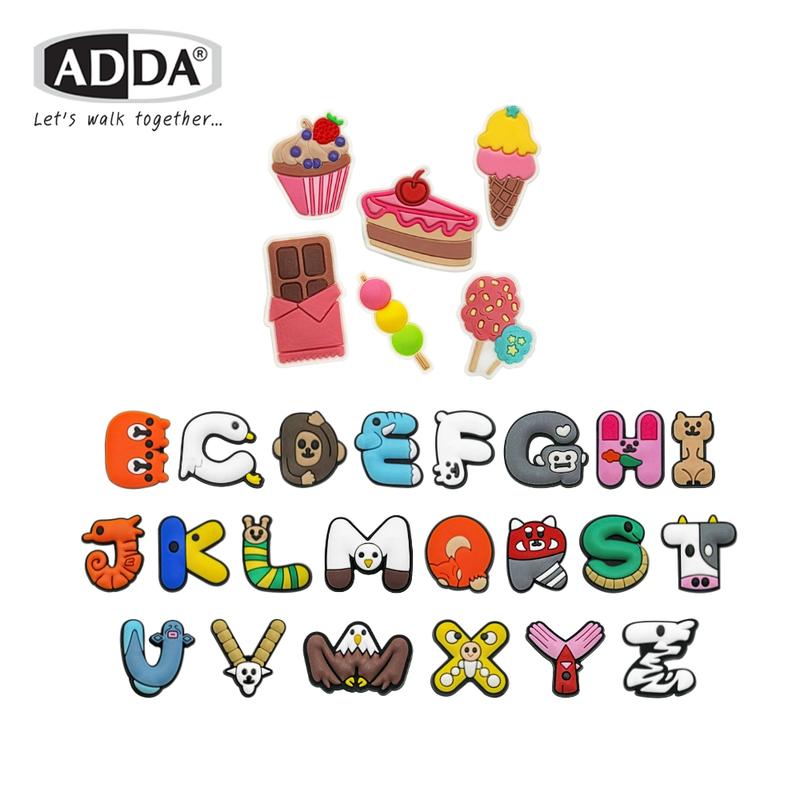[GWP] ADDA Jibbitz Shoe Charms Accessories - Cartoon Alphabets - TikTok ...