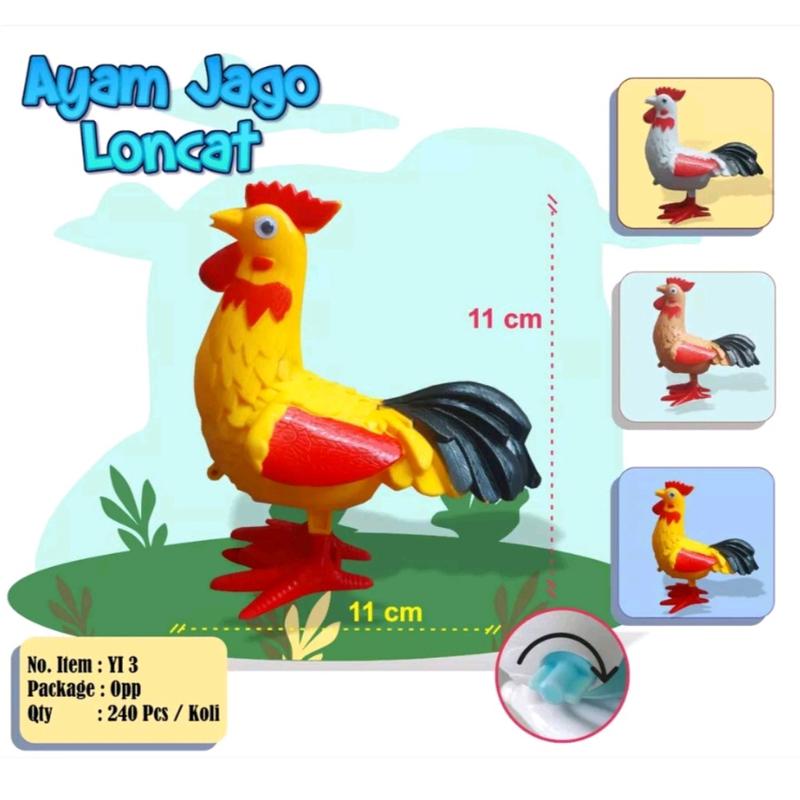 MAINAN ANAK AYAM PUTAR YI3 MAINAN AYAM JANTAN DAPAT BERJALAN DAN LONCAT ...