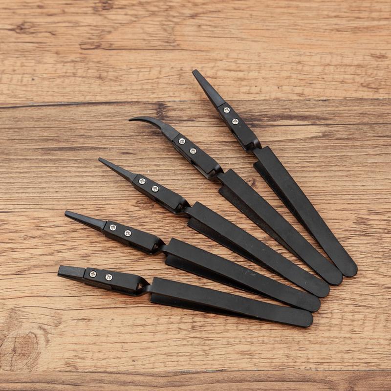 Ceramic Tweezer Kit Precision Reverse Tweezers Heat Resistan - TikTok ...
