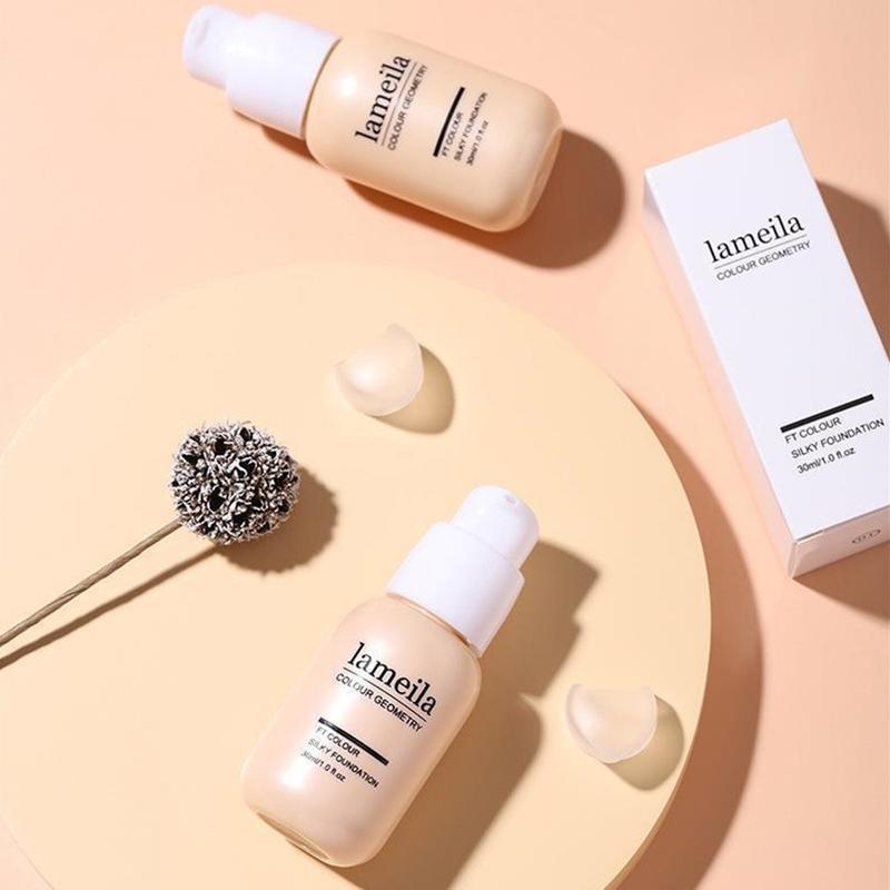 【Flash Sale】LAMEILA Water Run Service Matte Fine Foundation Oil ...