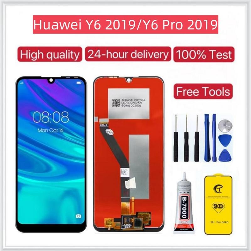 For Huawei Y6 2019 LCD Original Y6Pro Y6Prime Digital Touch Screen ...