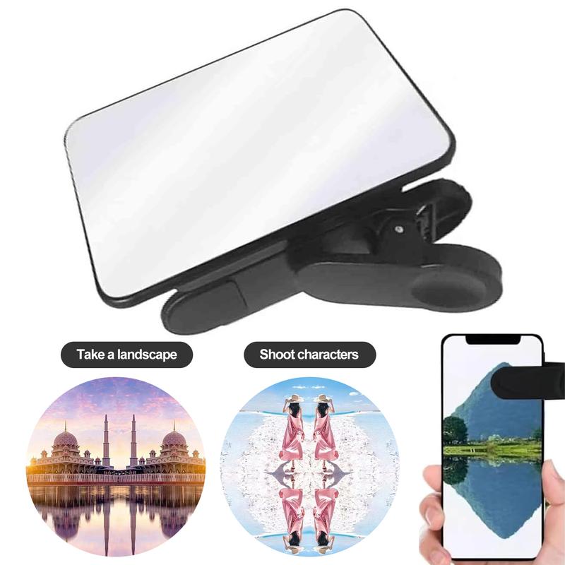 Universal Smartphone Camera Mirror Reflection Clip Compact Size ...