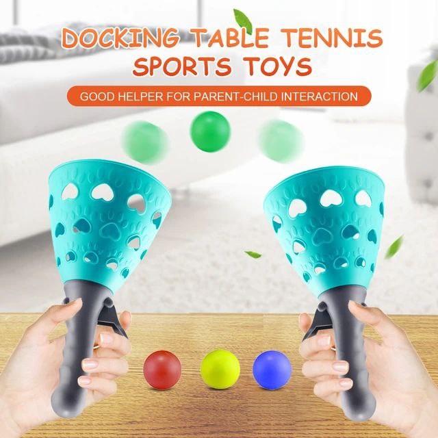 Pop and Catch Ball Games with 2 Launcher Baskets and 4 Balls - TikTok ...