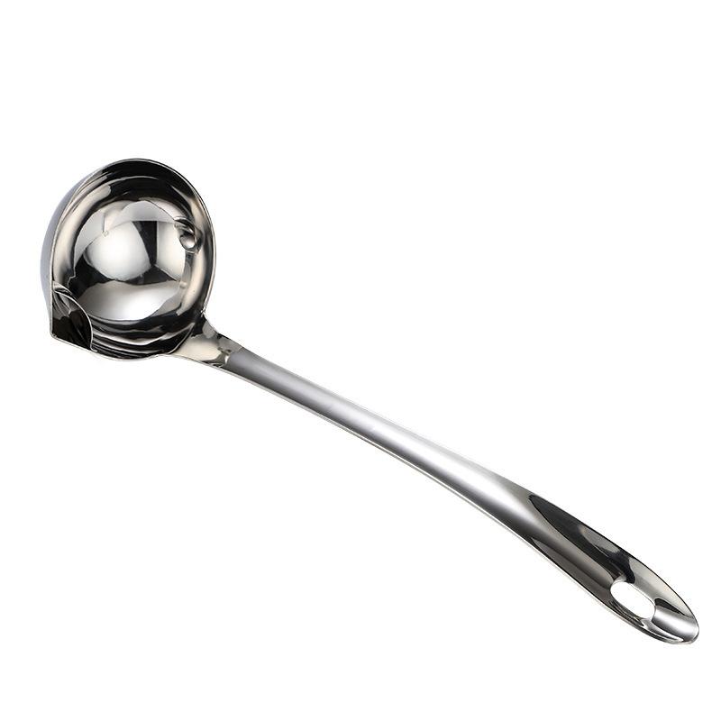 Stainless Steel Soup Fat Oil Separator Ladles Skimmer Spoon Soup ...