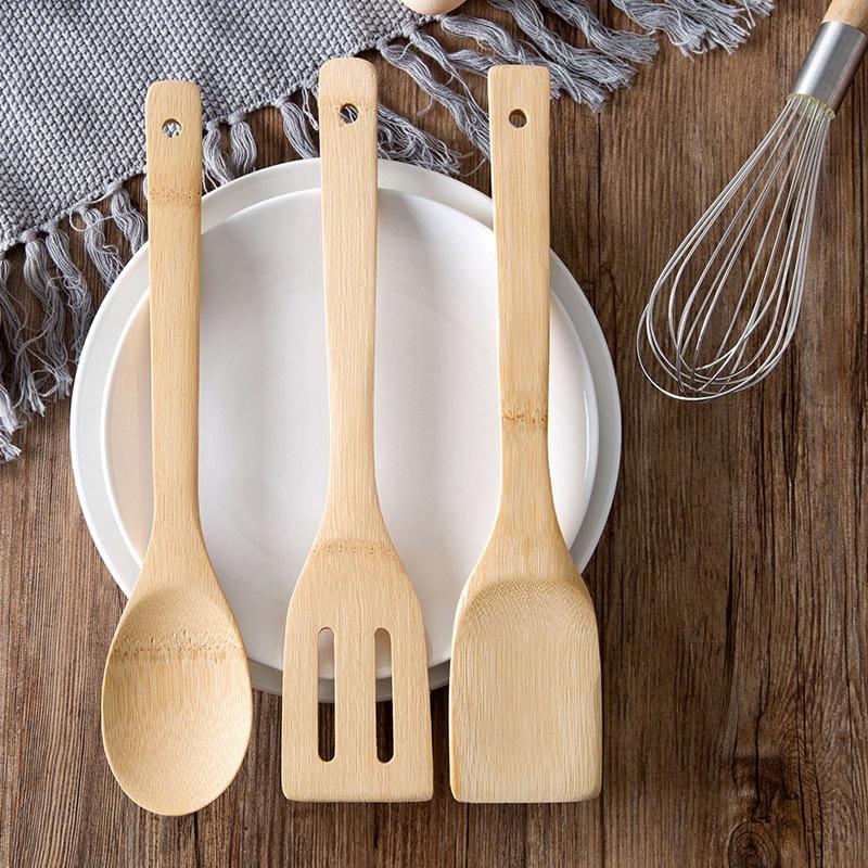 Muỗng Bộ Đồ Ăn Bằng Gỗ, 1 Cái, Cho Cơm, Muôi Thủng, Súp, Muỗng - TikTok ...