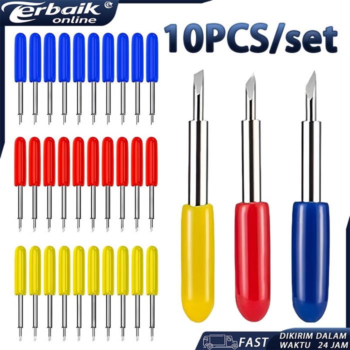 Promo 10 pcs Blade / Jarum / Mata Pisau Import Mesin Cutting Sticker ...