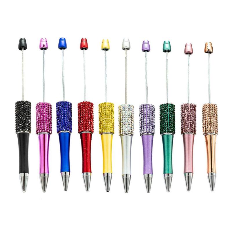 10Pcs Beaded Pen Beaded Ballpoint Pens Beadable Pens Assorte - TikTok ...