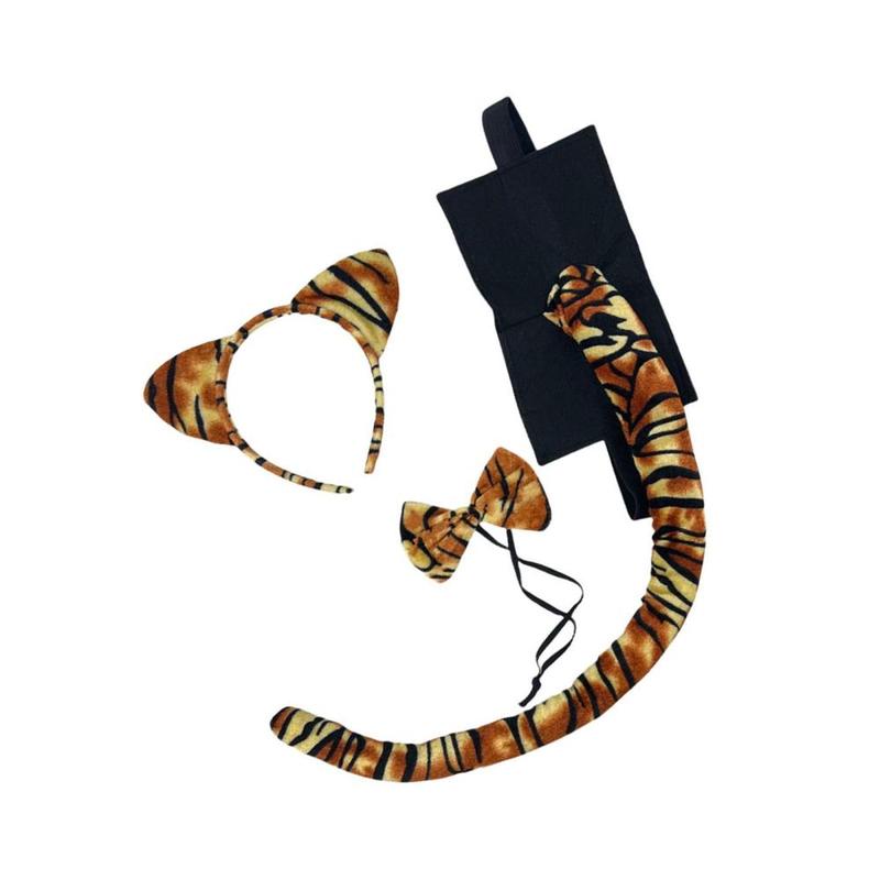 Tiger Costumes Props Kids Party Tiger Costume Suit Pretend Play ...