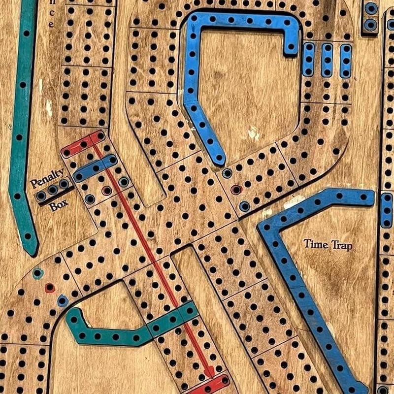 Cribbage Wars Board Game 2025 Durable Wood Craftsmanship | Organized ...