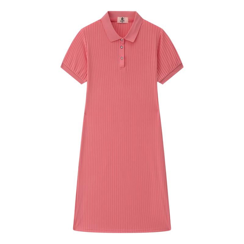 Kinwoo #8805 Polo Dress For woman Striped Short Sleeve Korea - TikTok ...
