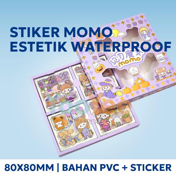 Promo Yooyee Sticker Momo Estetik Lucu Waterproff Tumblr - Jakarta ...