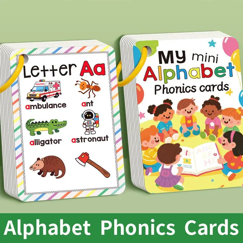27 Sheets English Word Pronunciation Learning Cards 156 Words A-Z ...
