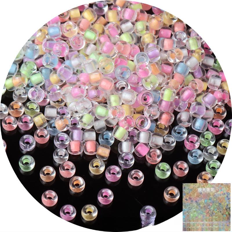 4mm Luminous seed Beads 6/0 Super Excellent Transparent Dyed - TikTok ...