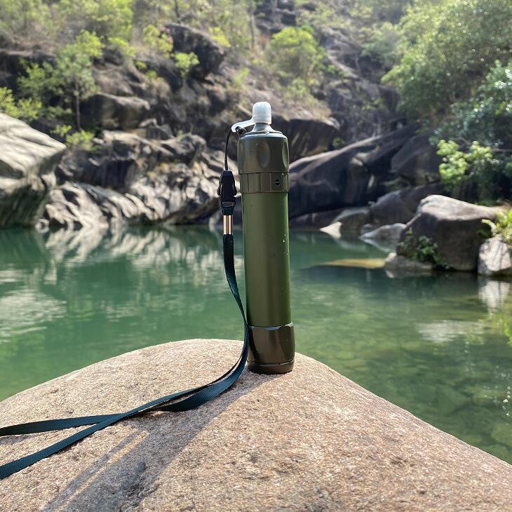 Outdoor Wild Water Purifying Straw Wild Drink Portable Filte - TikTok ...