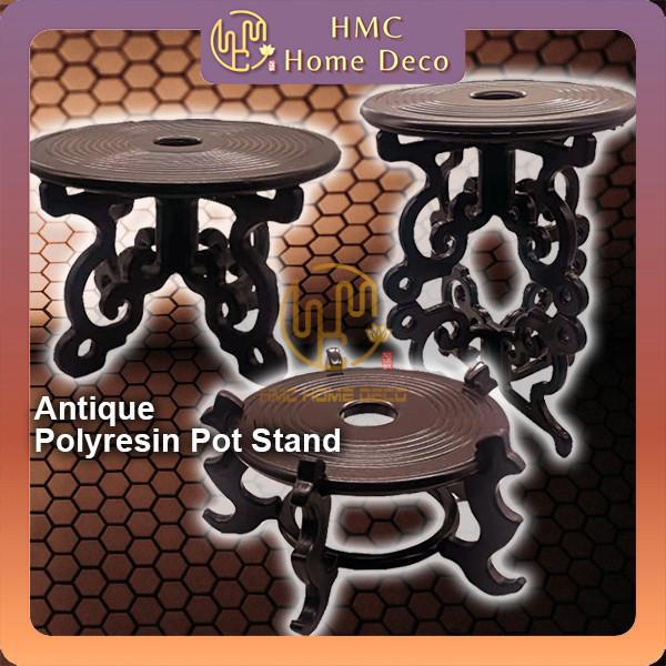 Flower Rack Antique Polyresin Pot Stand / Rak Pasu Bunga Antik Lapik ...