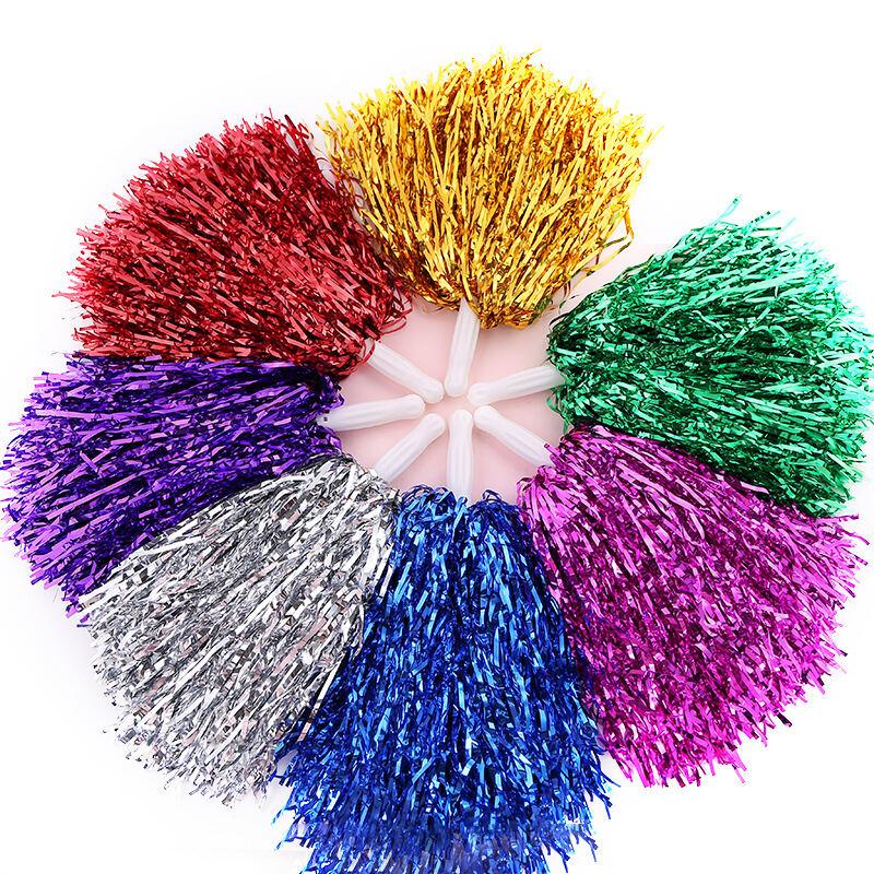 Cheer Sports Metallic Cheerleader Dance Party Bom Bom Hari Suka ...